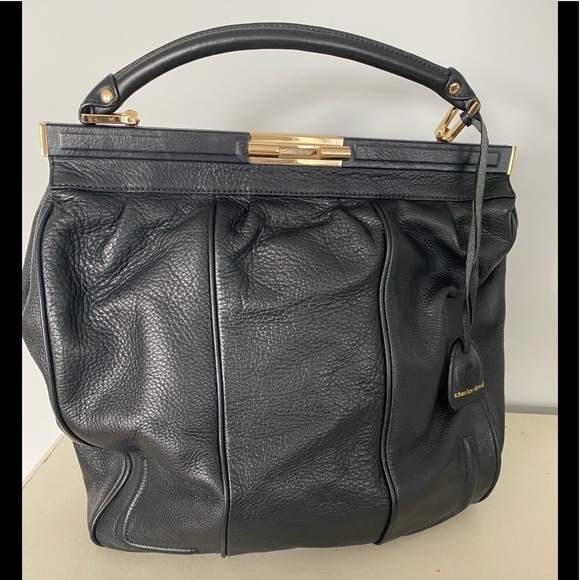 Genuine Leather Charles David Pursed | semashow.com